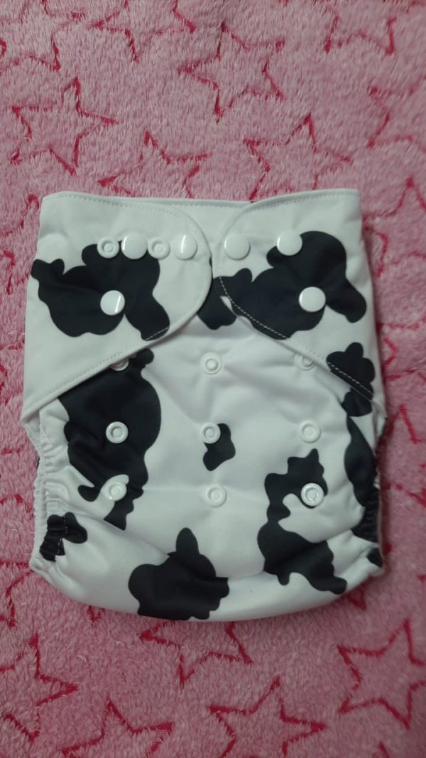 Pocket cloth Diaper Nappy Cow Print - Rainbow Rockets